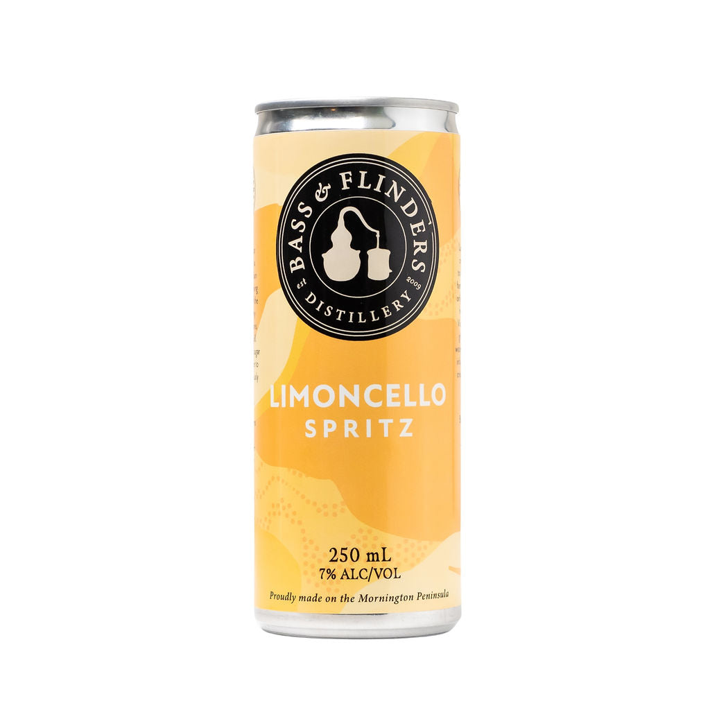 Limoncello Spritz Premixed Cans - 4 x 250mL – Bass & Flinders Distillery
